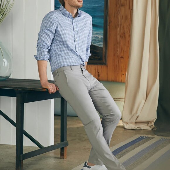 Faherty | Pants | Nwt Faherty Mens Movement Slim Straight Chino Pant ...